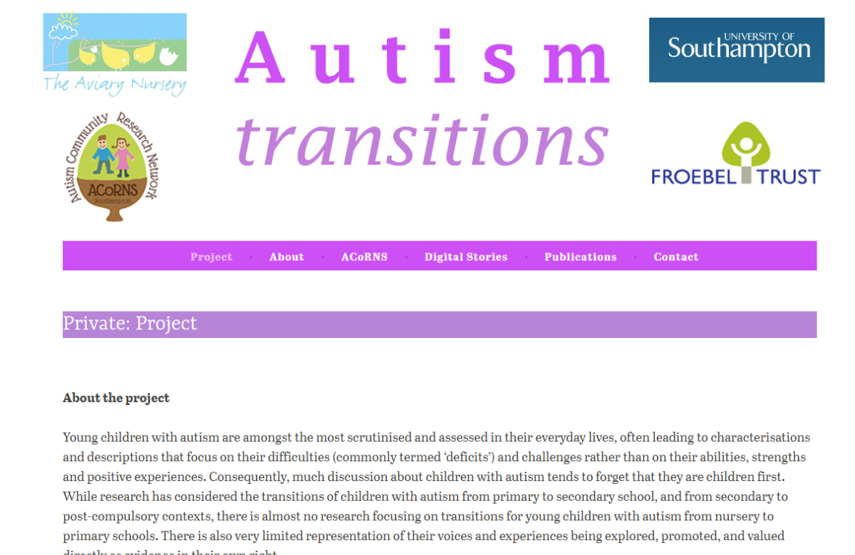 1 – Autism Transitions